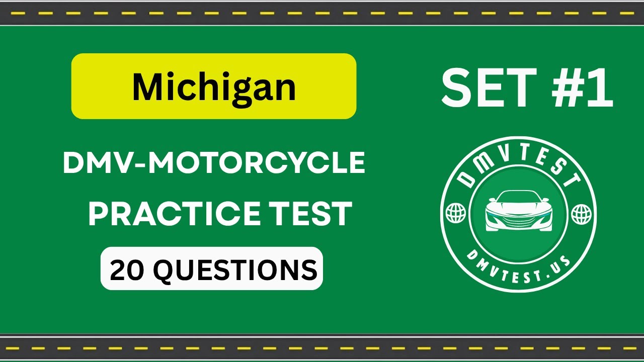 Michigan DMV Motorcycle Test 2025 | 20 Real Practice Questions | DMV ...