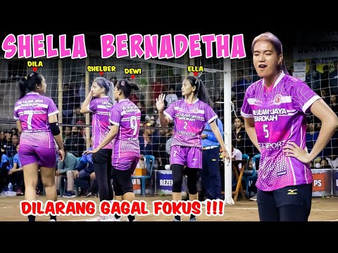 Tarkam Terbaru Shella Bernadetha Bersama Dila Mega Penonton Auto Histeris di Voli Tunggul Rejo Cup