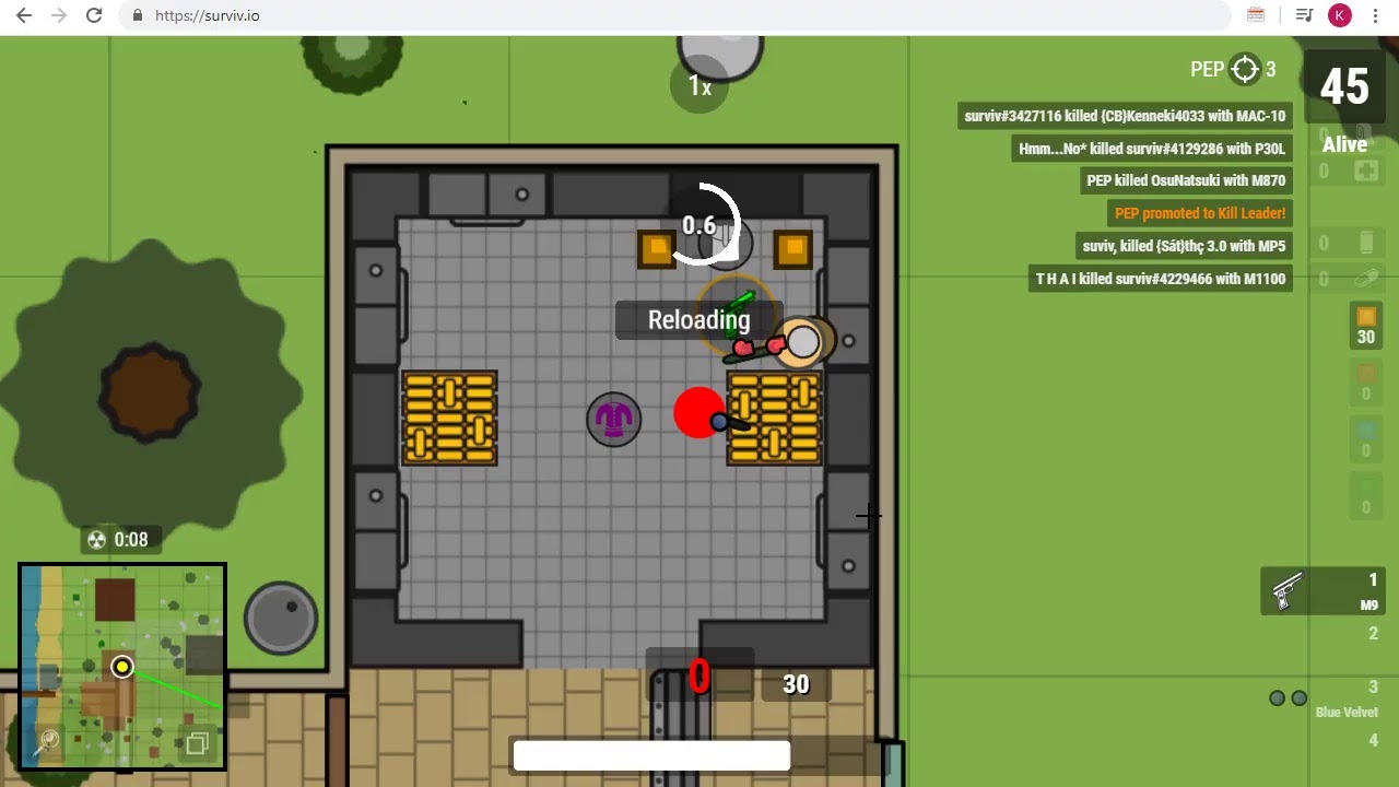 Surviv.io LIVE ! | 50v50 Mode ! Send Your Team Code Pls :) - YouTube