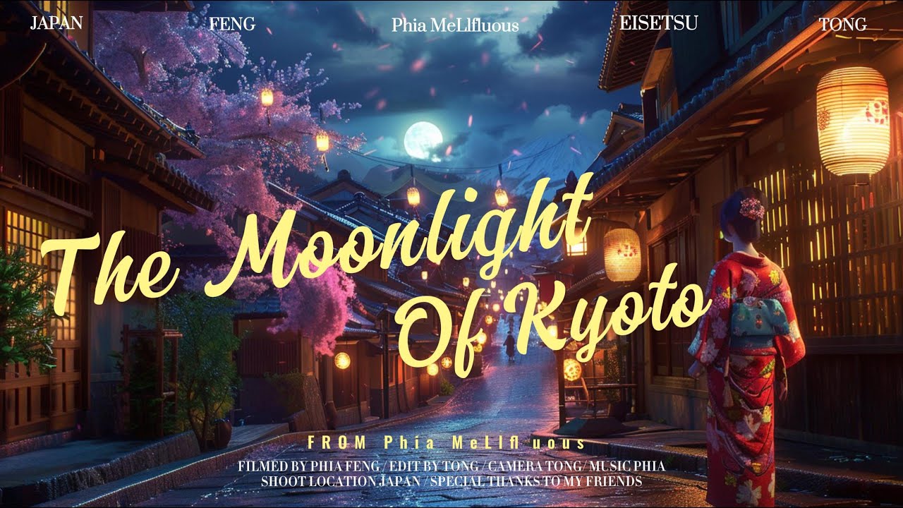 The Moonlight Of Kyoto-Relaxing music sleep stress Relief sleeping ...