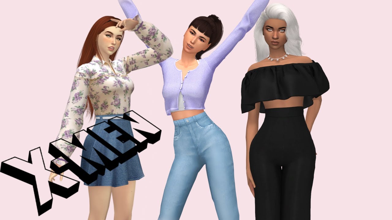 Sims 4 X-Men CAS (Jean Grey, Shadowcat, Storm) - YouTube