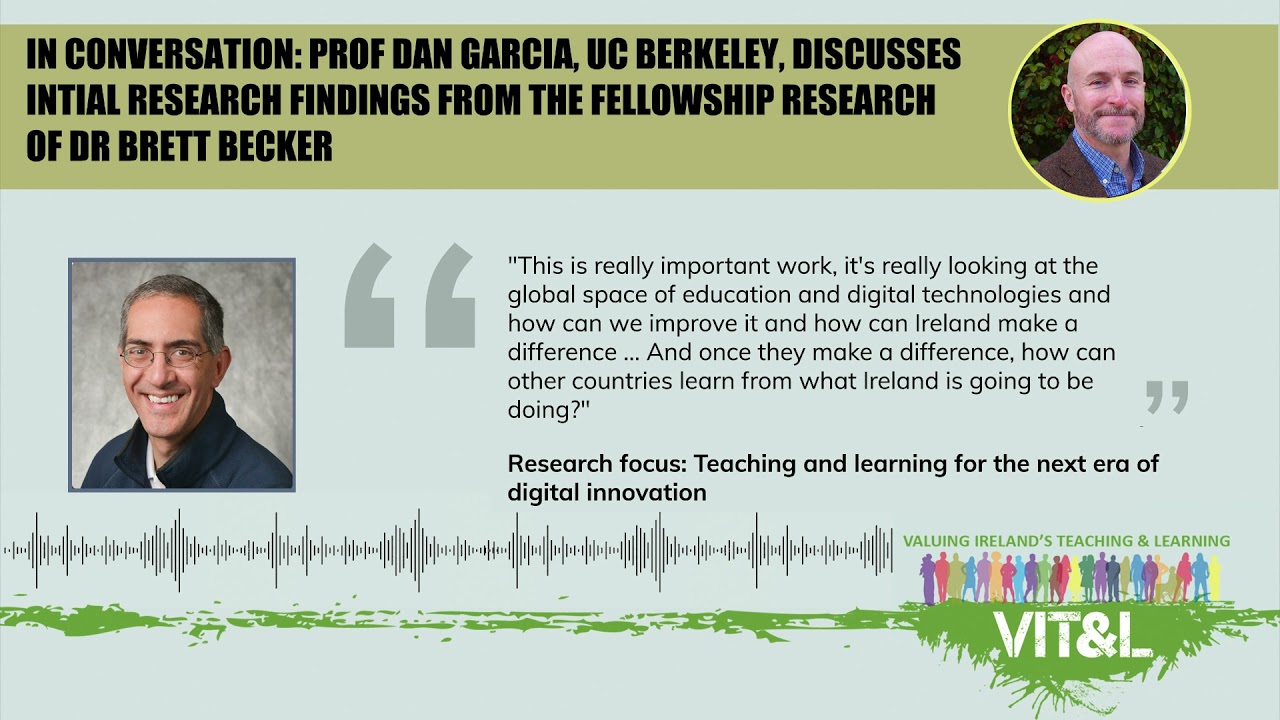 In Conversation: Prof Dan Garcia and National Forum Research Fellow Dr ...