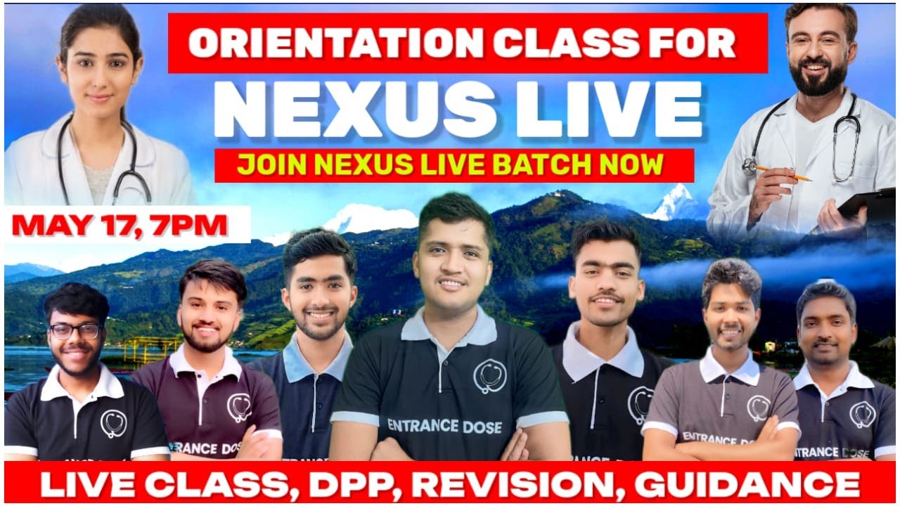 NEXUS LIVE Orientation , Live Class From BASE For CEE 2023 | Enroll ...
