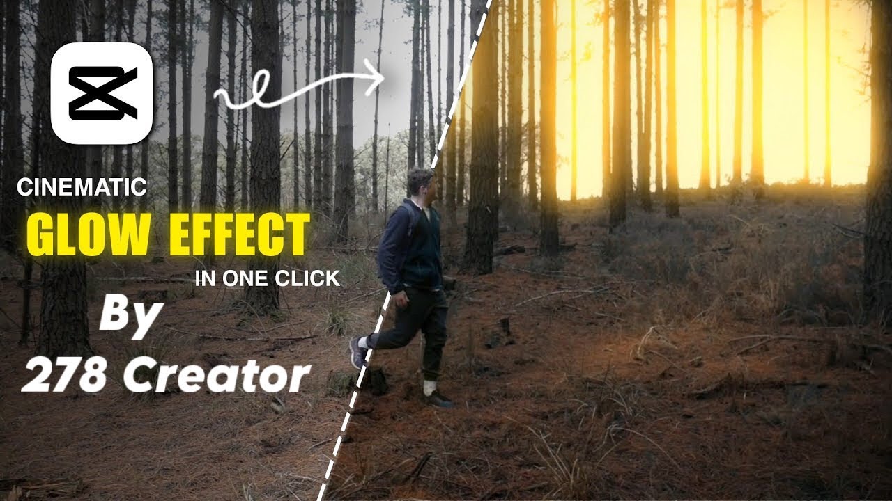 Capcut Cinematic Glow Effect Tutorial | Viral Reels Video Glow Effect in Capcut | Dreamy Glow ...