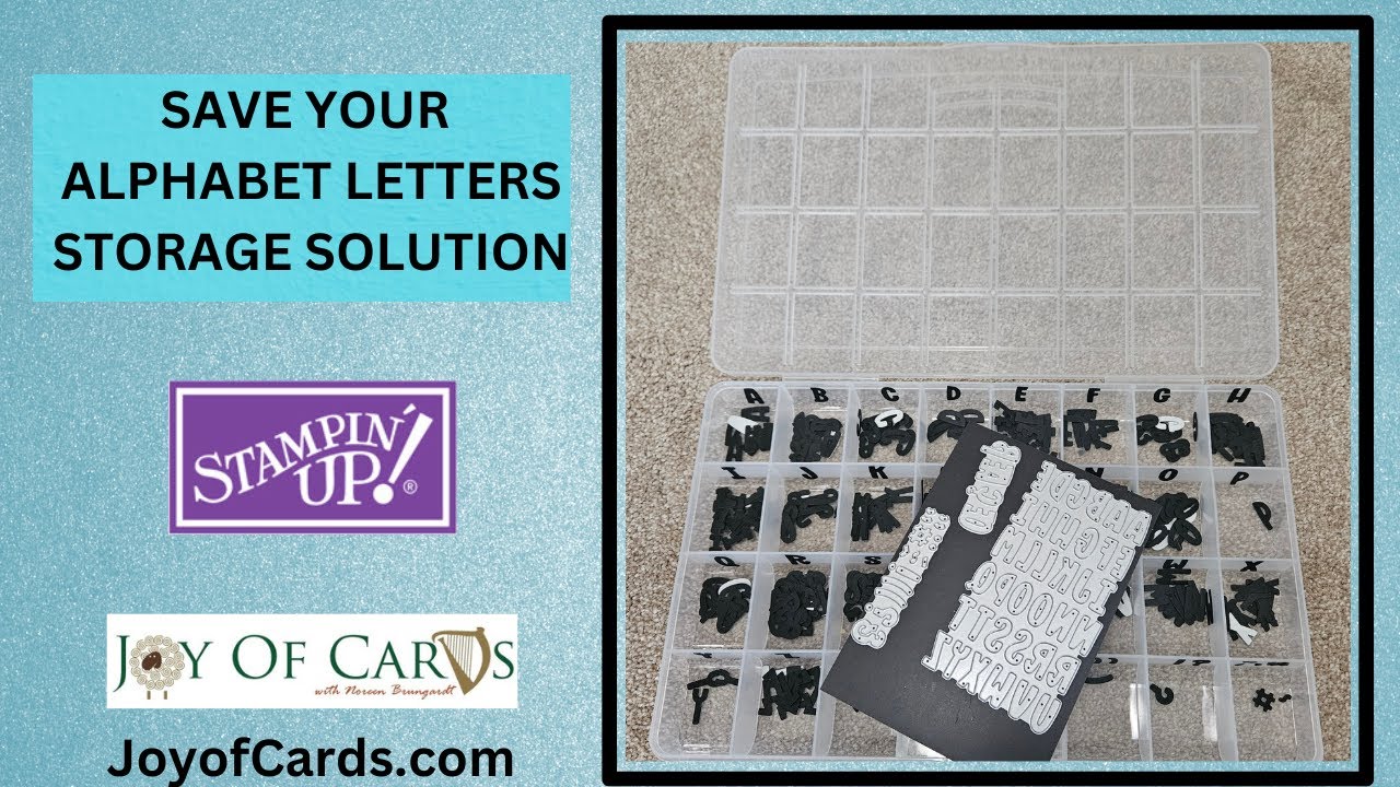 Clever storage box solution for Mini Alphabet Die Cut Letters # ...