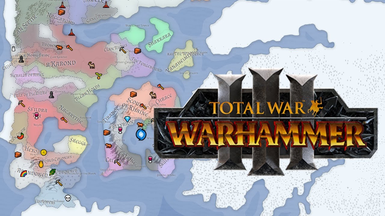 TOTAL WAR: WARHAMMER 3 Map Generator - Naggarond Update - YouTube