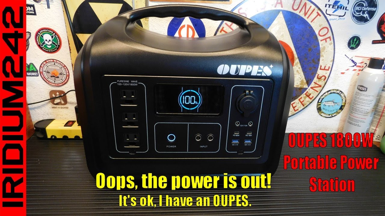 Affordable Emergency Power for Home Backup - OUPES 1800W Portable Power ...