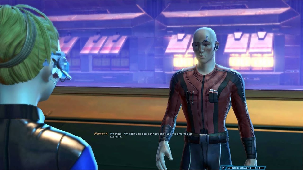 SWTOR: Imperial Agent Meets Watcher X (Part 1) - YouTube