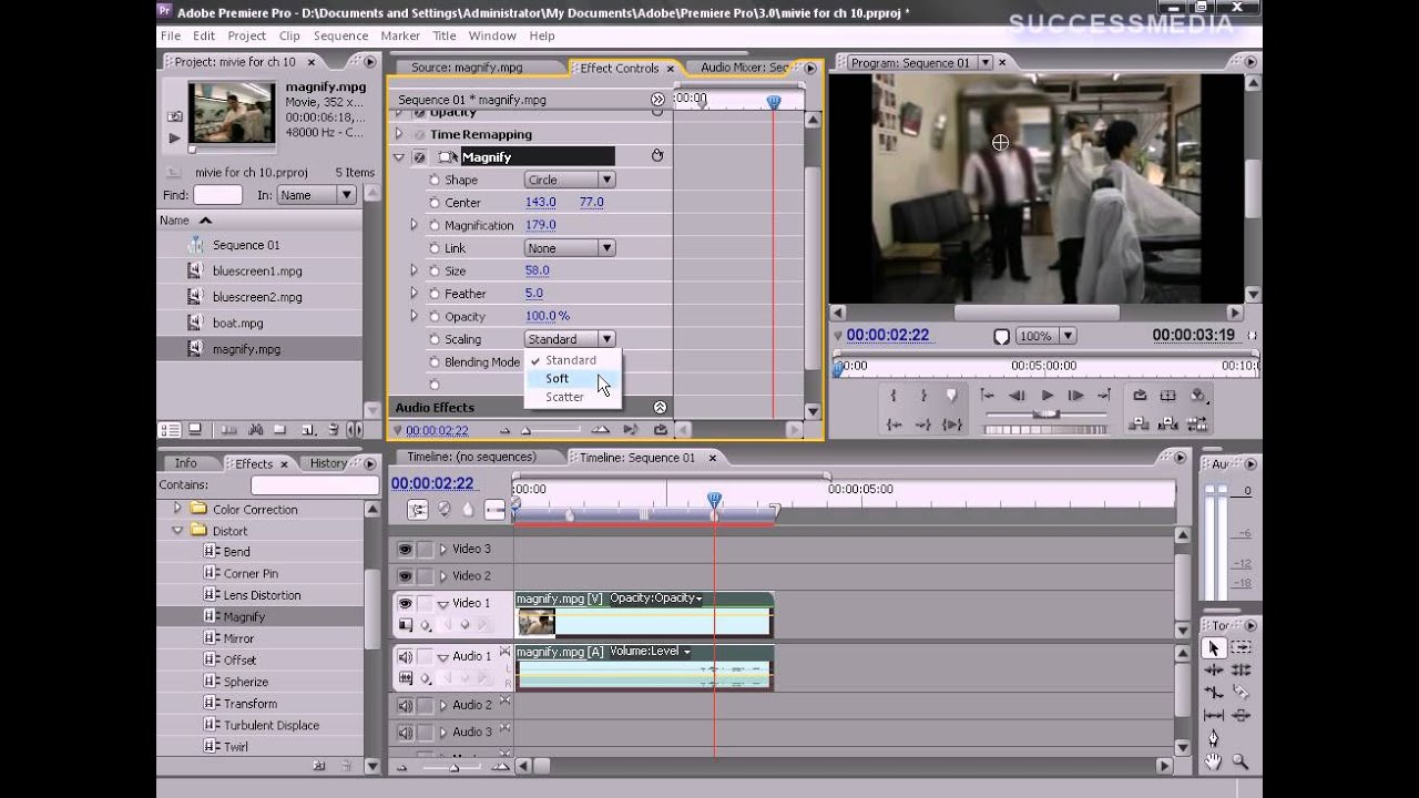 Premiere Pro CS3 บทที่ 9/12 ตอนที่ 1 - YouTube