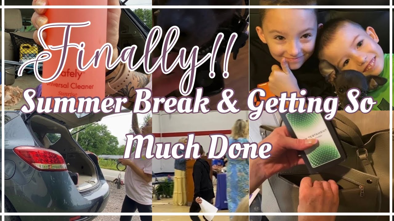 Finally!! Summer Break & Getting So Much Done | Last Day Of School ...