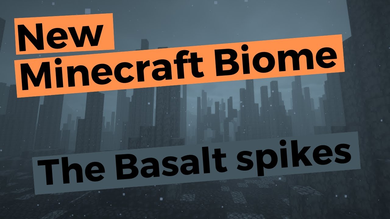 I Built a New Biome in Minecraft | Dark | Gothic | Basalt Spikes - YouTube