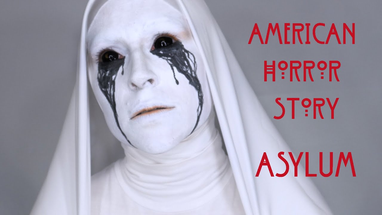 American Horror Story : Asylum / The Poster: Make Up tutorial - YouTube