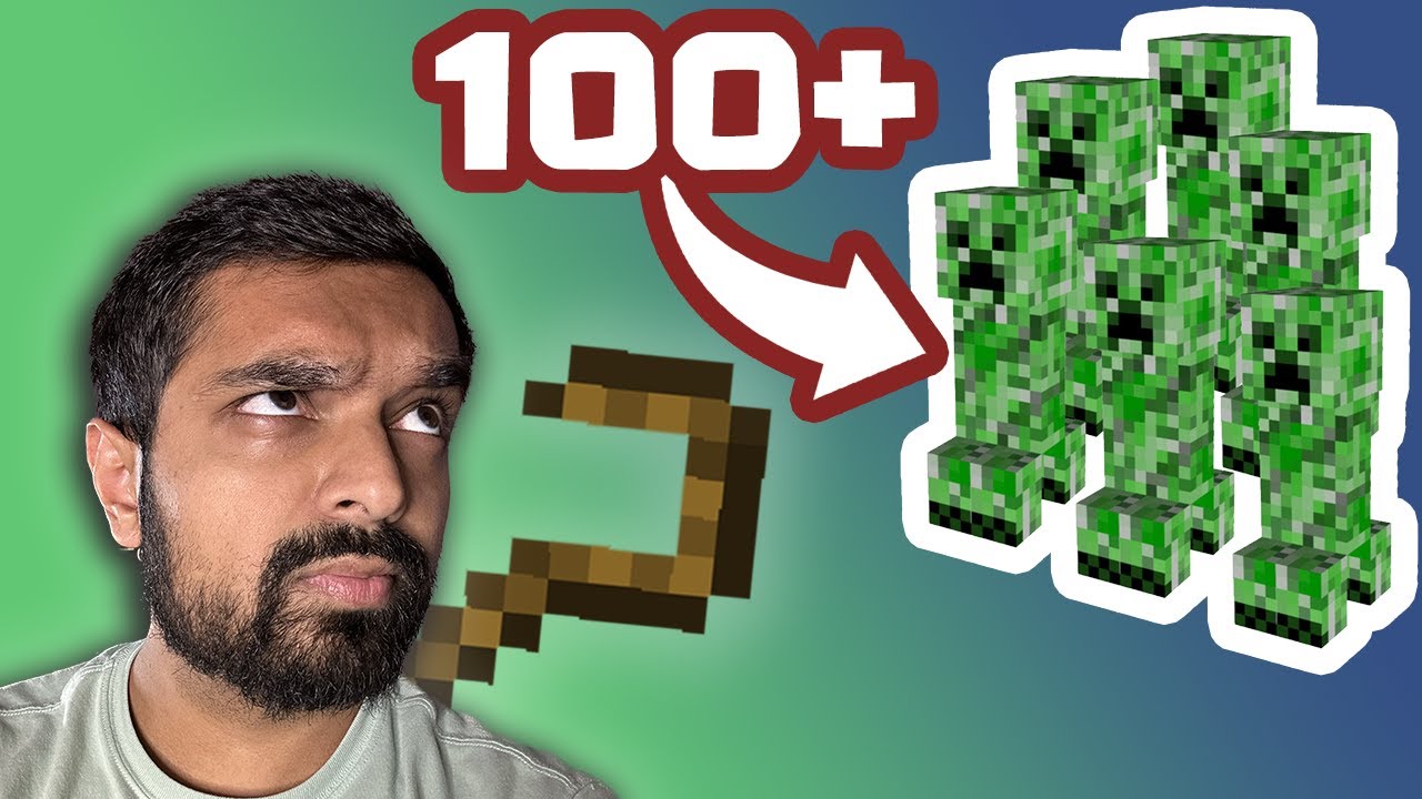 Me vs Over 100 Creepers #minecraft #survivalgame - YouTube