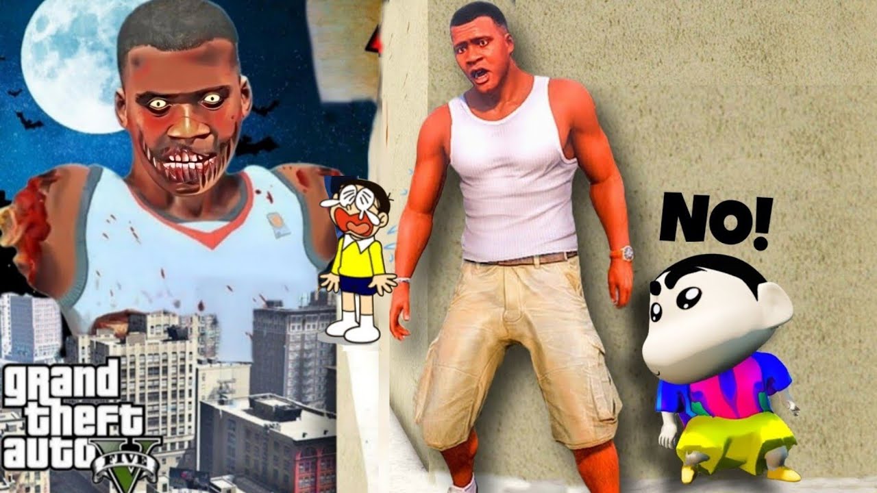 Nobia Play Ramp Challenge to Save Shinchan & Franklin in GTA5 - YouTube