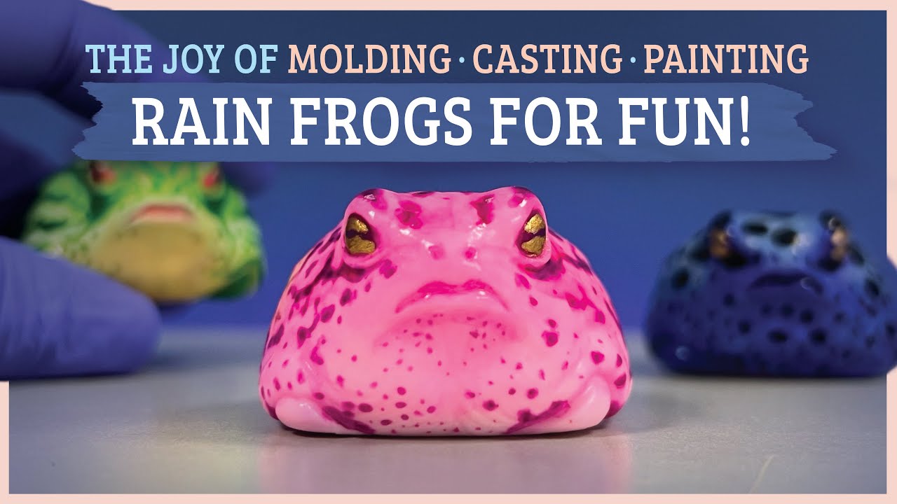 Finding Joy in Resin Casting Colorful Rain Frogs Just for the Fun of it ...