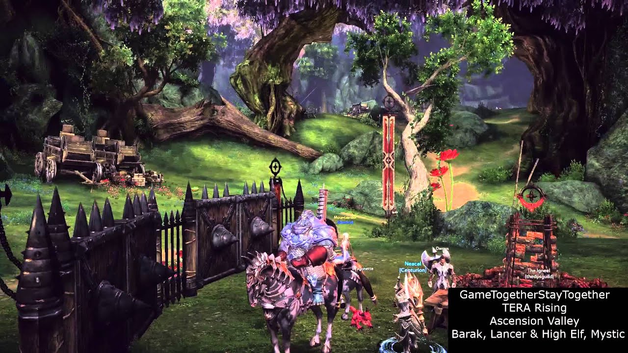 TERA Rising - Ascension Valley - Baraka, Lancer & High Elf, Mystic ...