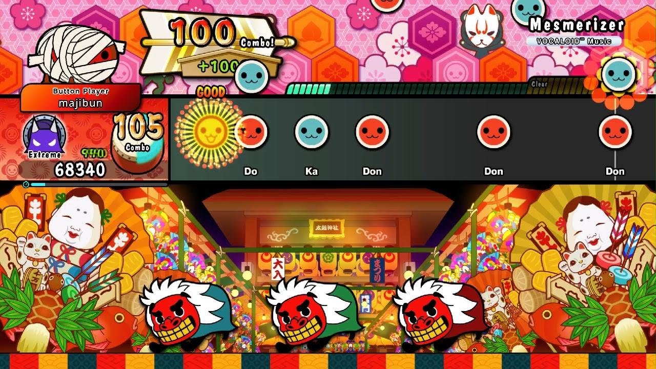 Mesmerizer 9 ★ - Ura Oni Full Combo - Taiko no Tatsujin: Rhythm ...