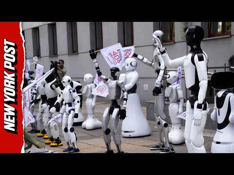 Humanoid Robots Go on ‘STRIKE’ in Push for AI Regulation