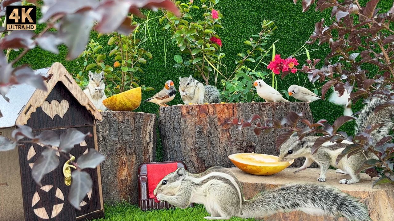 Cat TV - Ultimate Cat Entertainment - 10 Hours of Cats Watching Birds ...