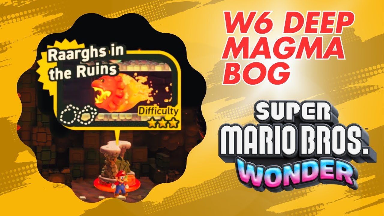 RAARGHS IN THE RUINS SUPER MARIO BROS WONDER CLEAR SOLVE BY GIMSAJO ...