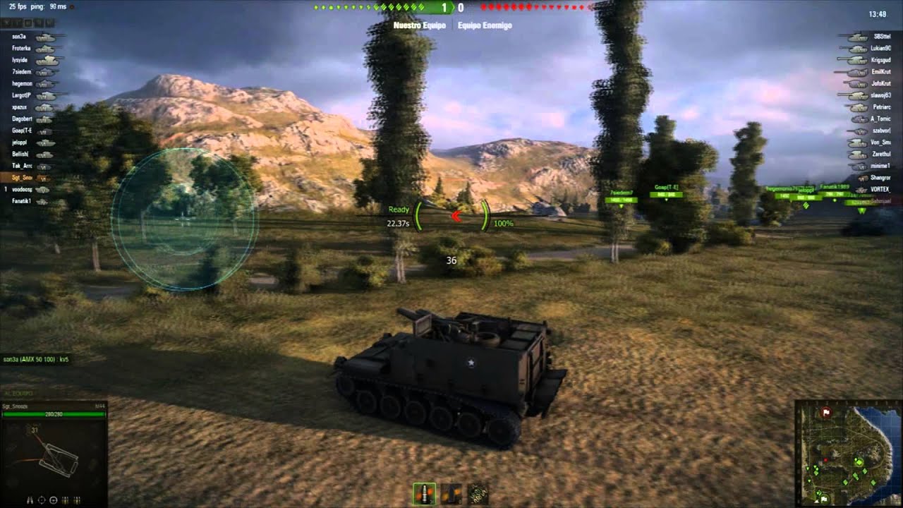 World of tanks M44 - YouTube