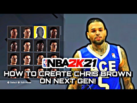 BEST CHRIS BROWN FACE CREATION NEXT GEN TUTORIAL UPDATED NBA 2K21 MOST ...