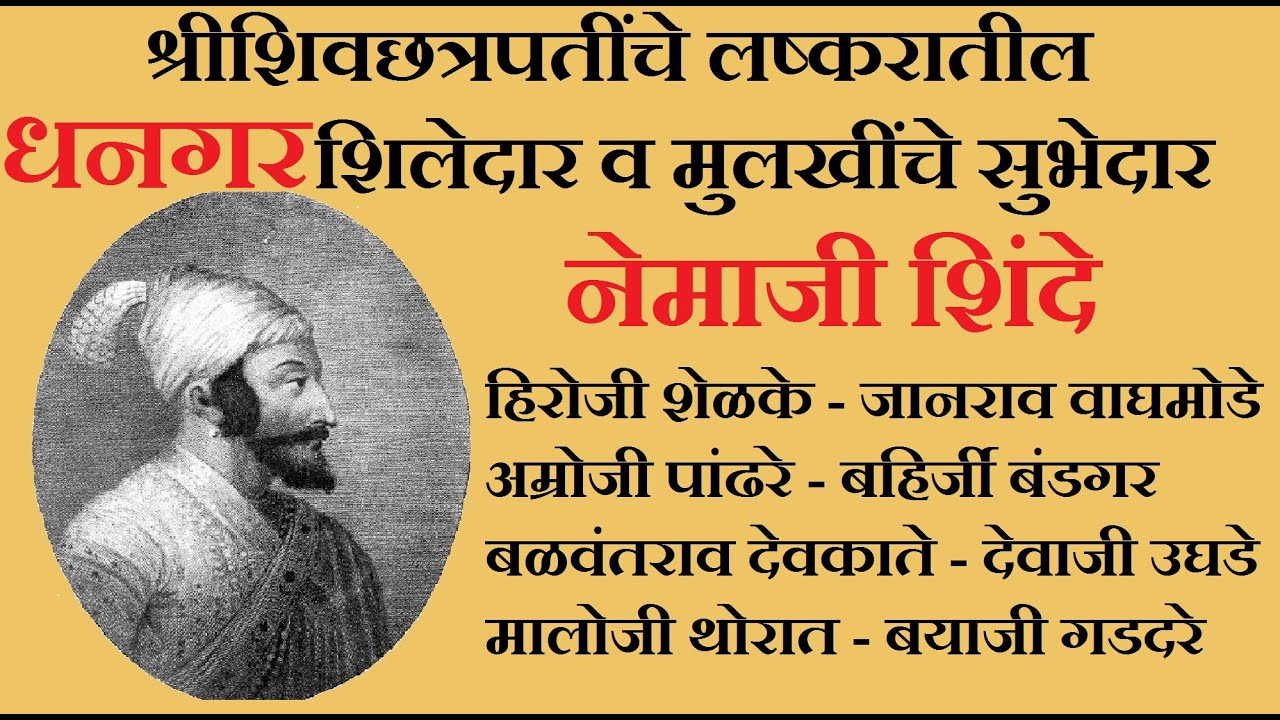 श्रीशिवछत्रपतींच्या लष्करातील प्रमुख धनगर शिलेदार । Dhangar Shiledar's ...