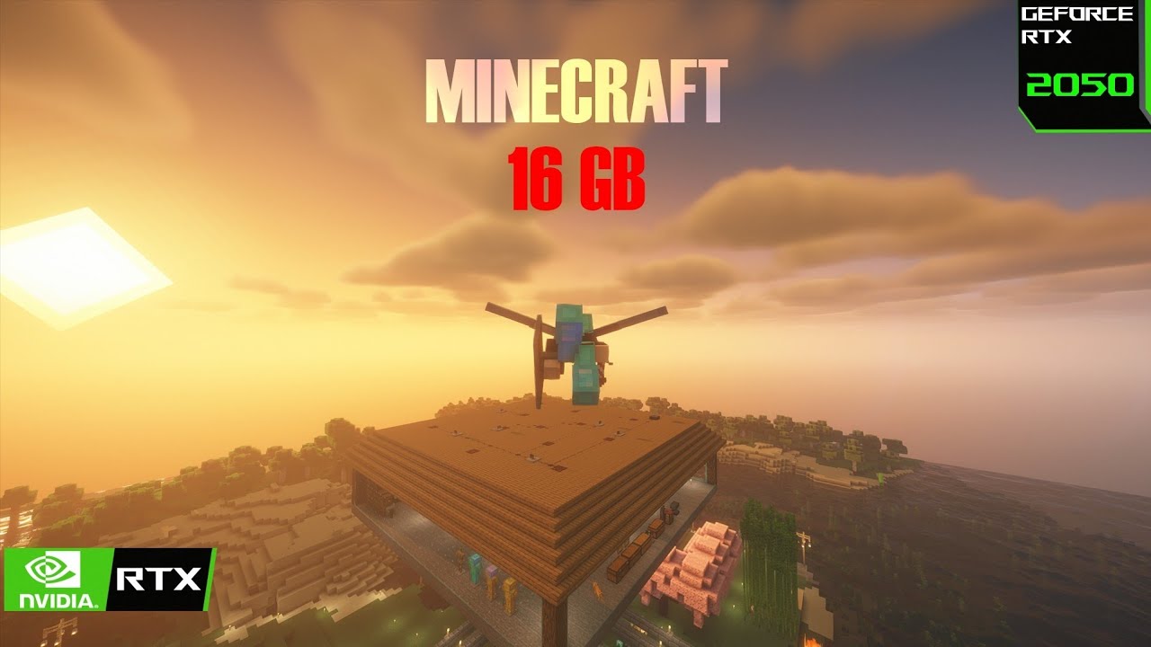 MINECRAFT : RTX 2050 4GB (1080p BSL Shader 16GB Ram ) - YouTube