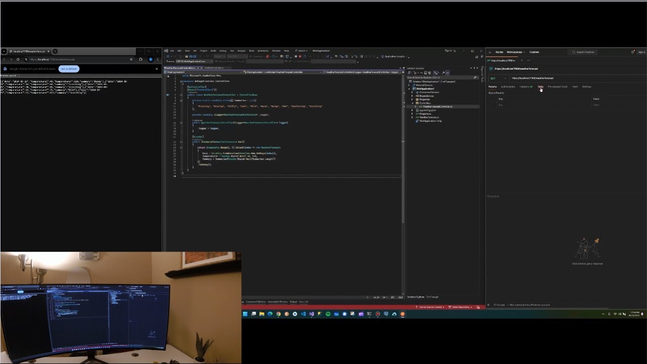 POV Programming on a 45" monitor - YouTube