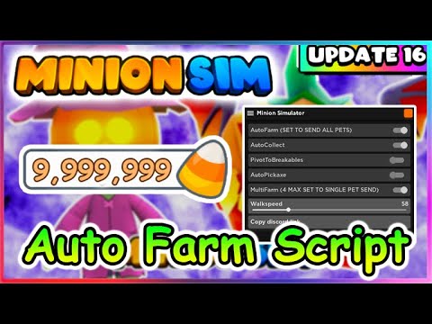 [🎃Event] Roblox Minion Simulator Script - Auto Farm | Auto Collect ...