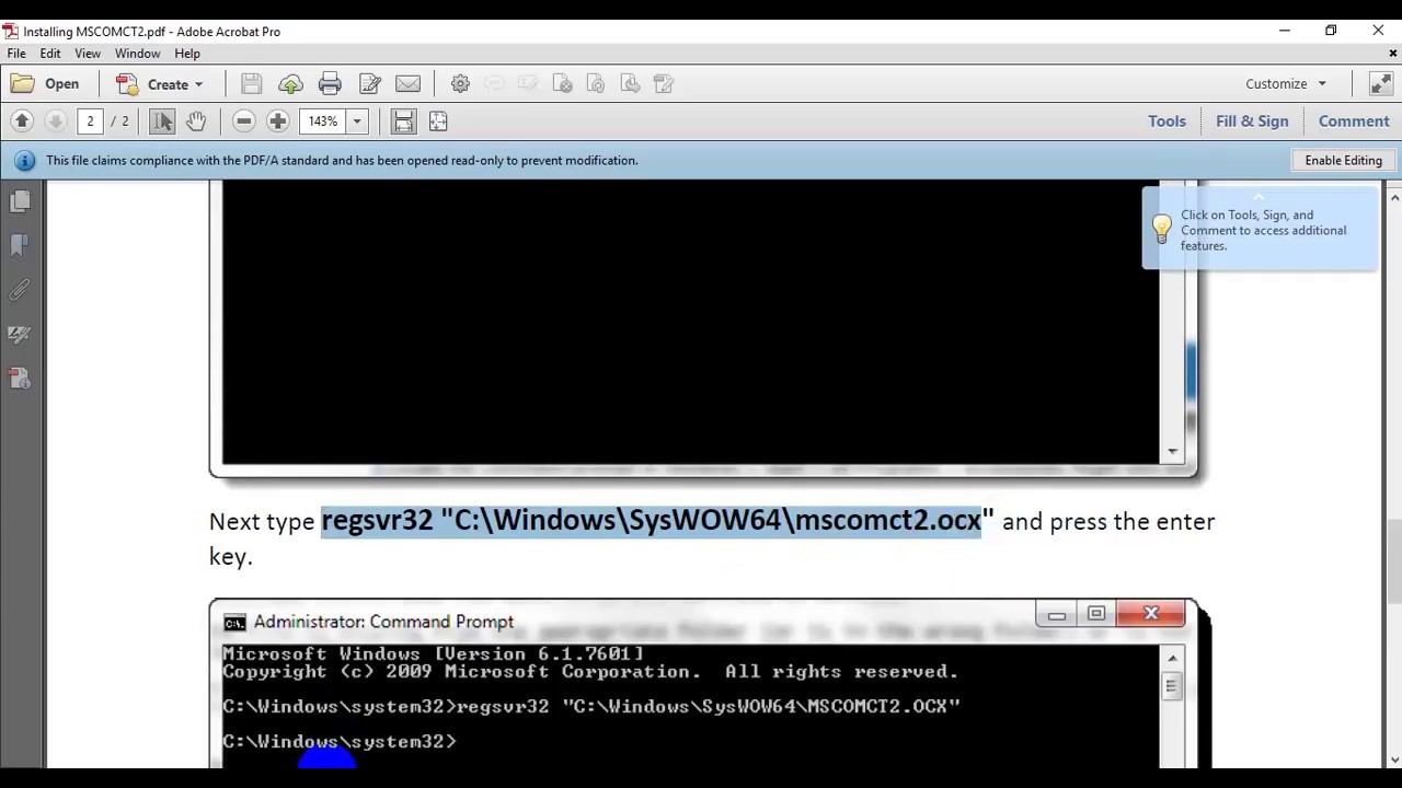 ติดตั้ง MSCOMCT2 DatePicker - YouTube