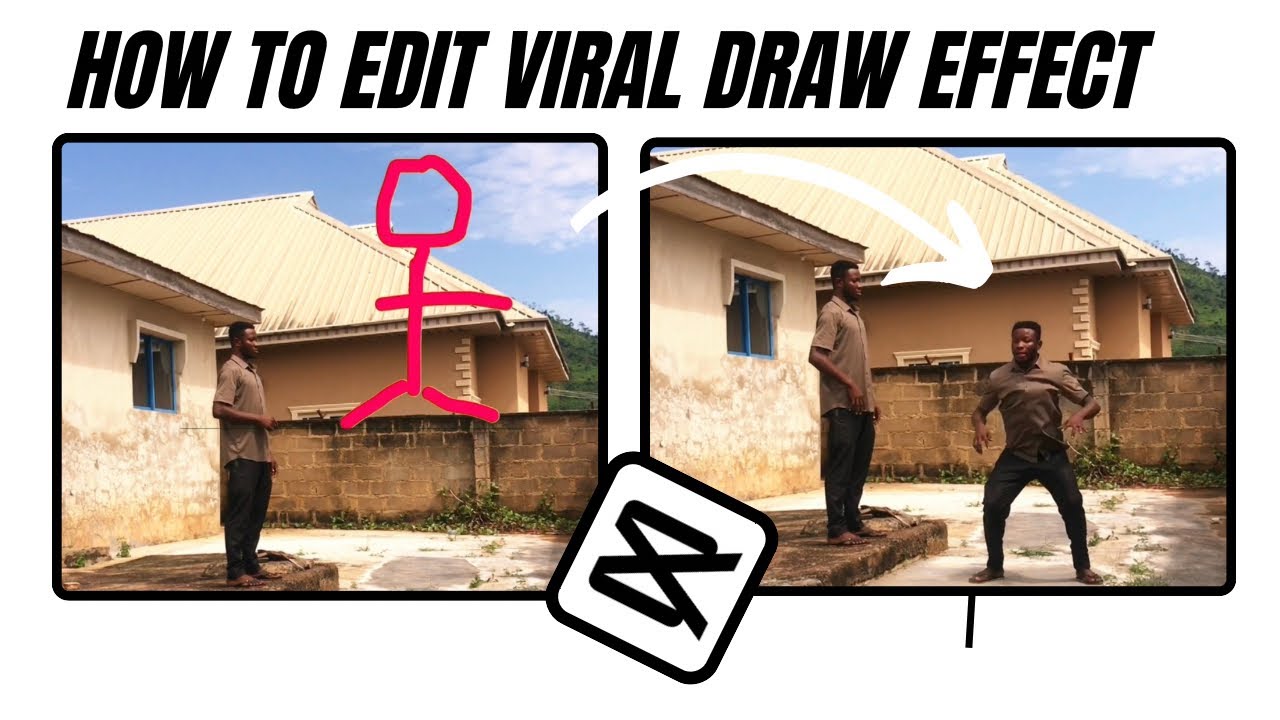 How To Edit Viral Draw Effect In CapCut | Vfx Draw Effect | CapCut Edit ...