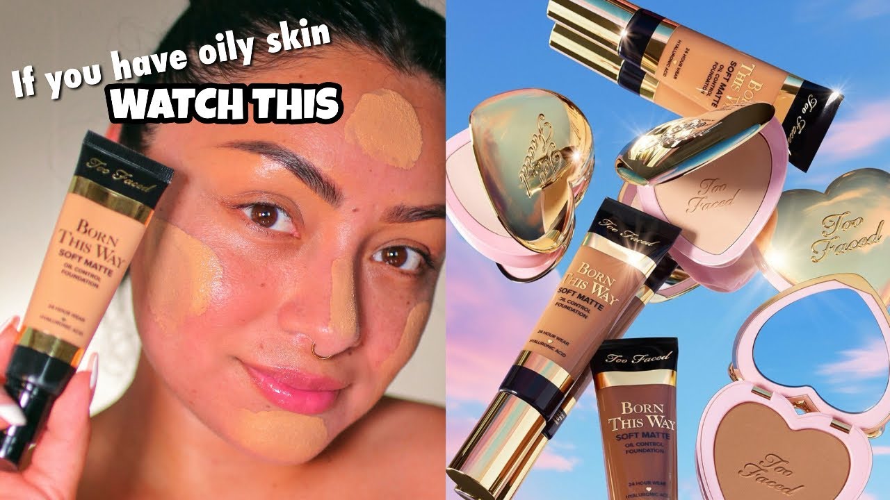 NEW TOO FACED SOFT MATTE FOUNDATION AND SOFT BLUR SETTING POWDER REVIEW ...