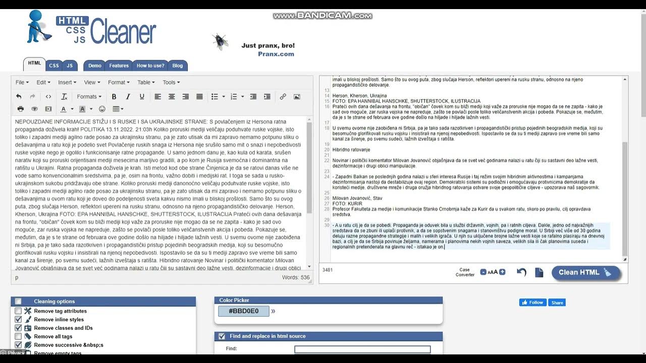 HTML Cleaner - YouTube