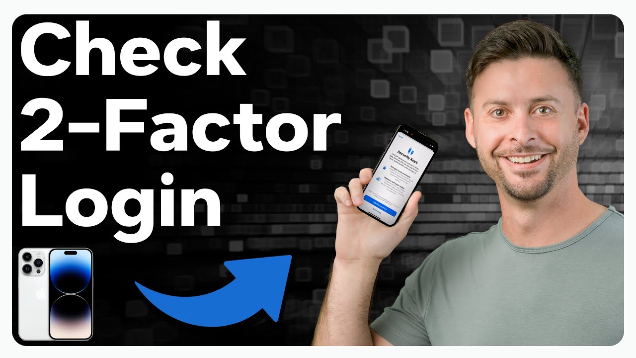 How To Check Two Factor Authentication On iPhone - YouTube