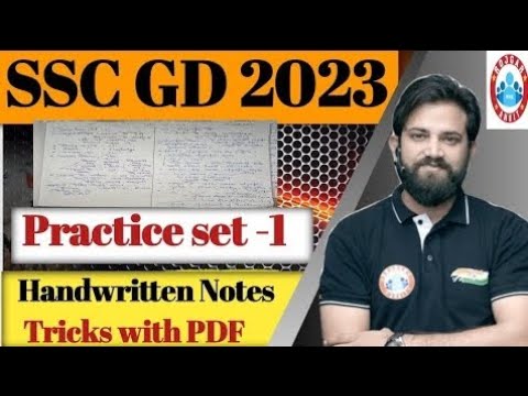 Ssc Gd Naveen Sir Gs Class // Practice Set-01 #Handwritten_Notes - YouTube