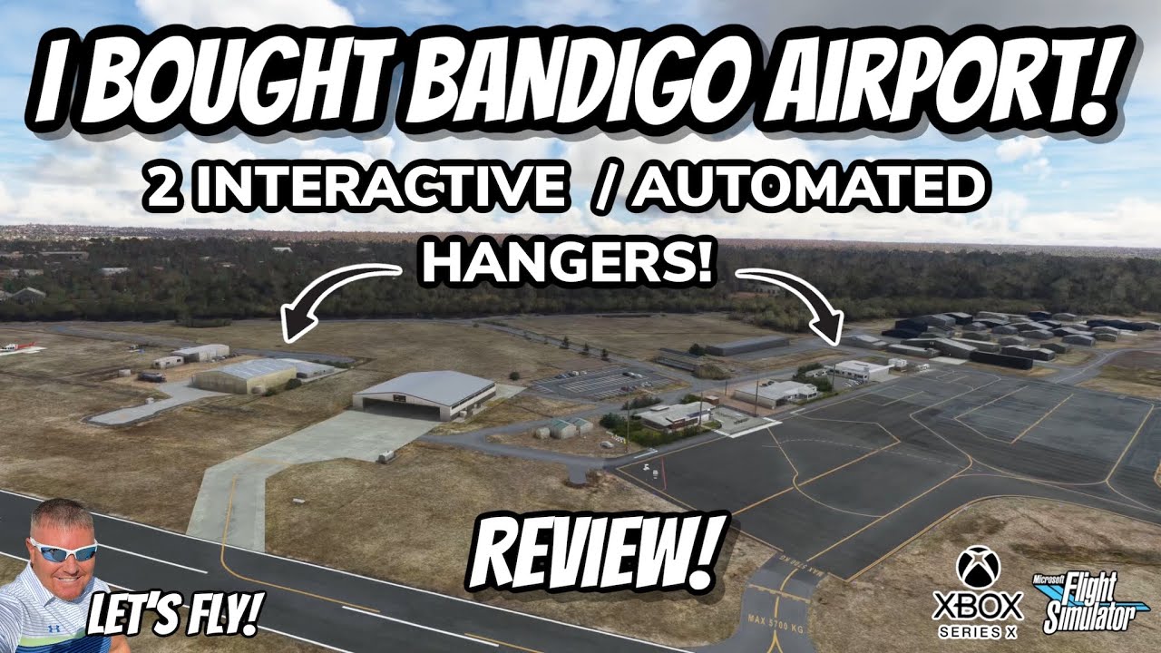 I BOUGHT BANDINGO AIRPORT! 2 INTERACTIVE HANGERS! MICROSOFT FLIGHT ...