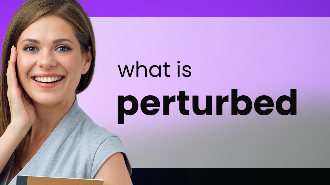 Perturbed PERTURBED Meaning YouTube