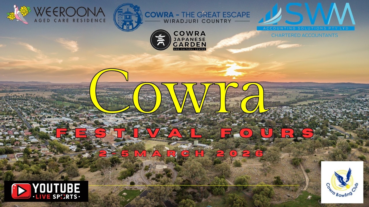 LIVE! - COWRA FESTIVAL FOURS! Rd 5 - YouTube