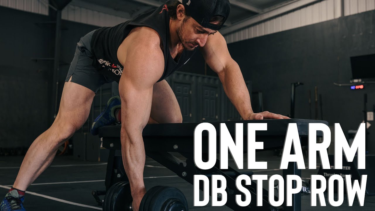 ONE ARM DB STOP ROWS PARAGON TRAINING METHODS YouTube one-arm-db-stop-rows-paragon-training-methods-youtube