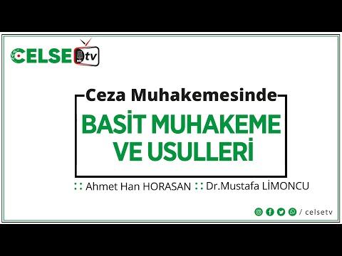 Ceza Muhakemesinde “BASİT MUHAKAME VE USULLERİ”