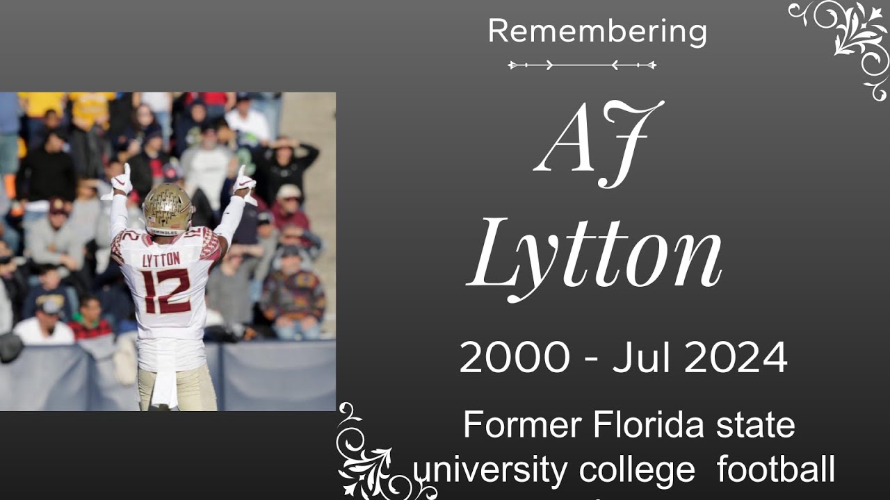 Anthony Lytton Jr. dies at 24: Former Florida State DB - YouTube