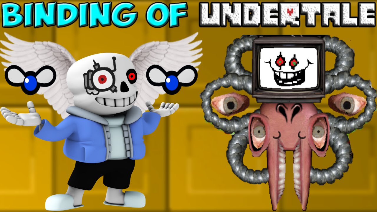 Sans против Omega Flowey - Лазерный мухомёт | The Binding of Undertale ...