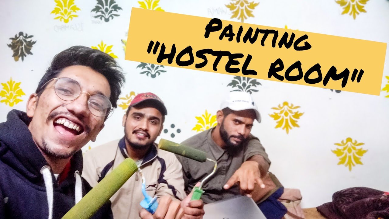 Hostel Room DIY (Painting) - YouTube