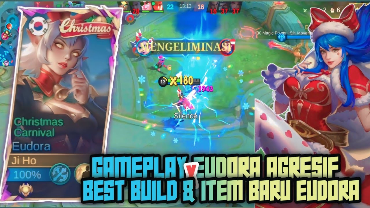 GAMEPLAY EUDORA COMBO EUDORA & BUILD EUDORA TERSAKIT 2024 TUTORIAL MAIN EUDORA TERBARU - YouTube