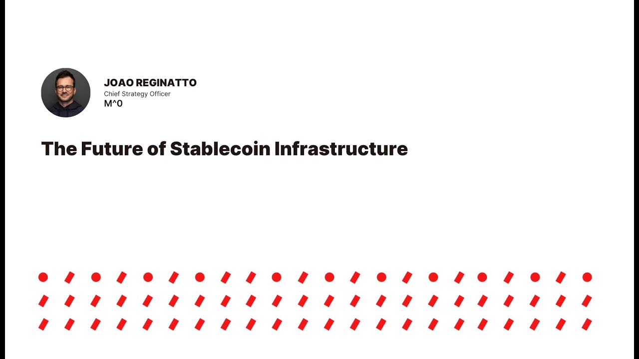The Future of Stablecoin Infrastructure - YouTube