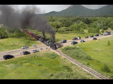 C&TSRR = 1st Crossing - YouTube