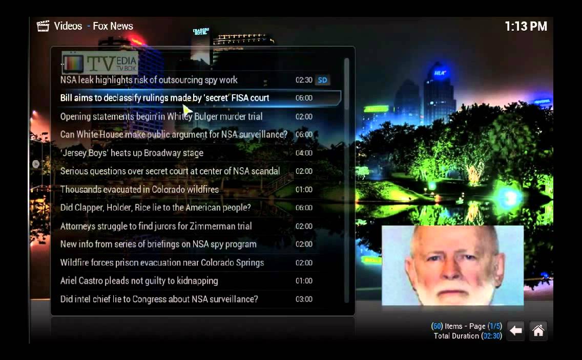 How to watch FOX news on demand on TVedia TV Box - YouTube