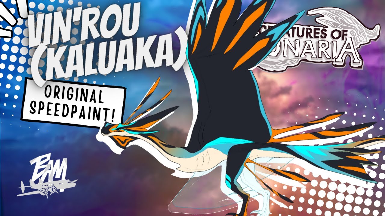 VIN'ROU (KALUAKA) Speedpaint | CREATURES OF SONARIA - YouTube