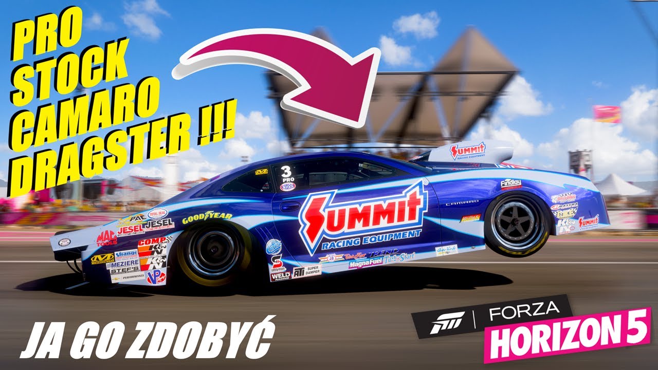 DRAGSTER SHEVROLET SUMMIT RACING PRO STOCK CAMARO | FORZA HORIZON 5 FH5 ...